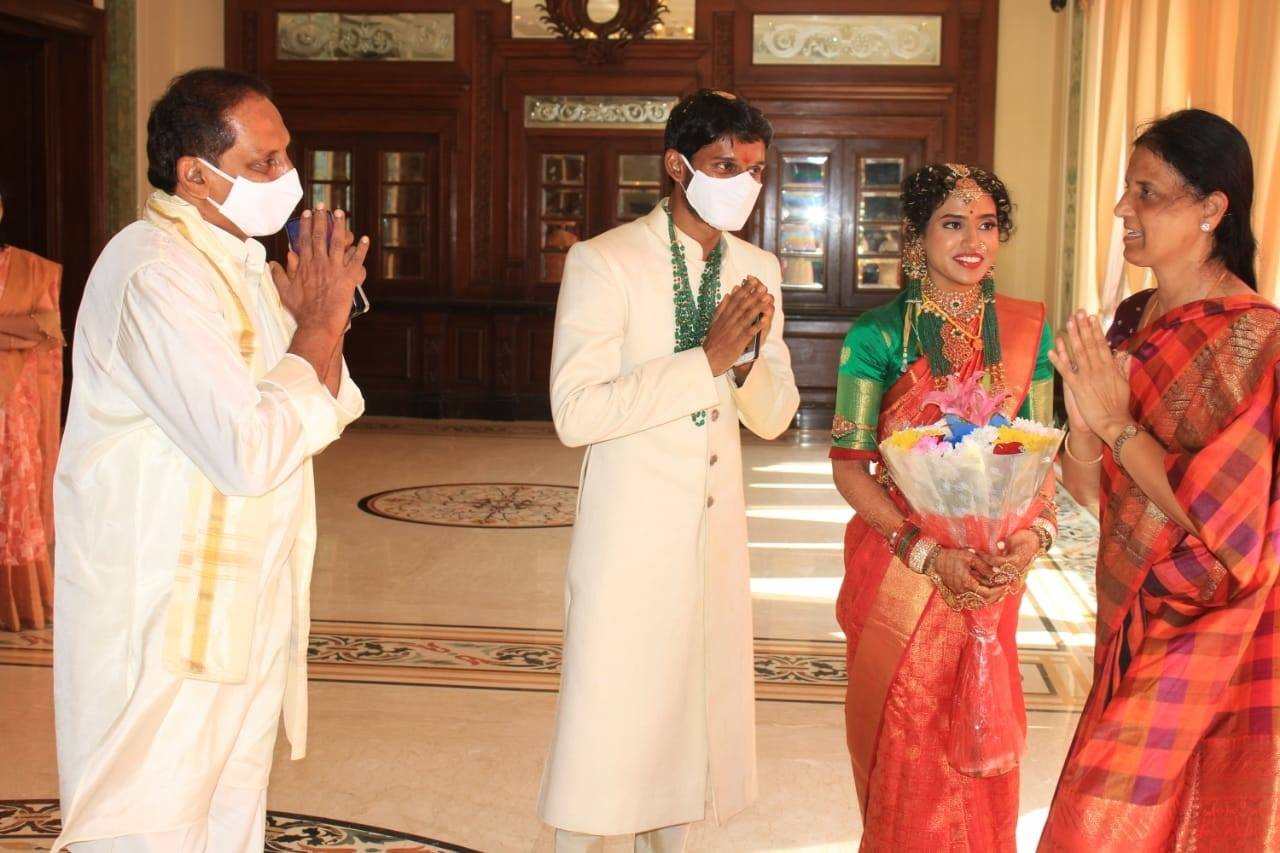 మాజీ సి.ఎం కిరణ్ కుమార్ రెడ్డి కుమారుడి పెళ్లి